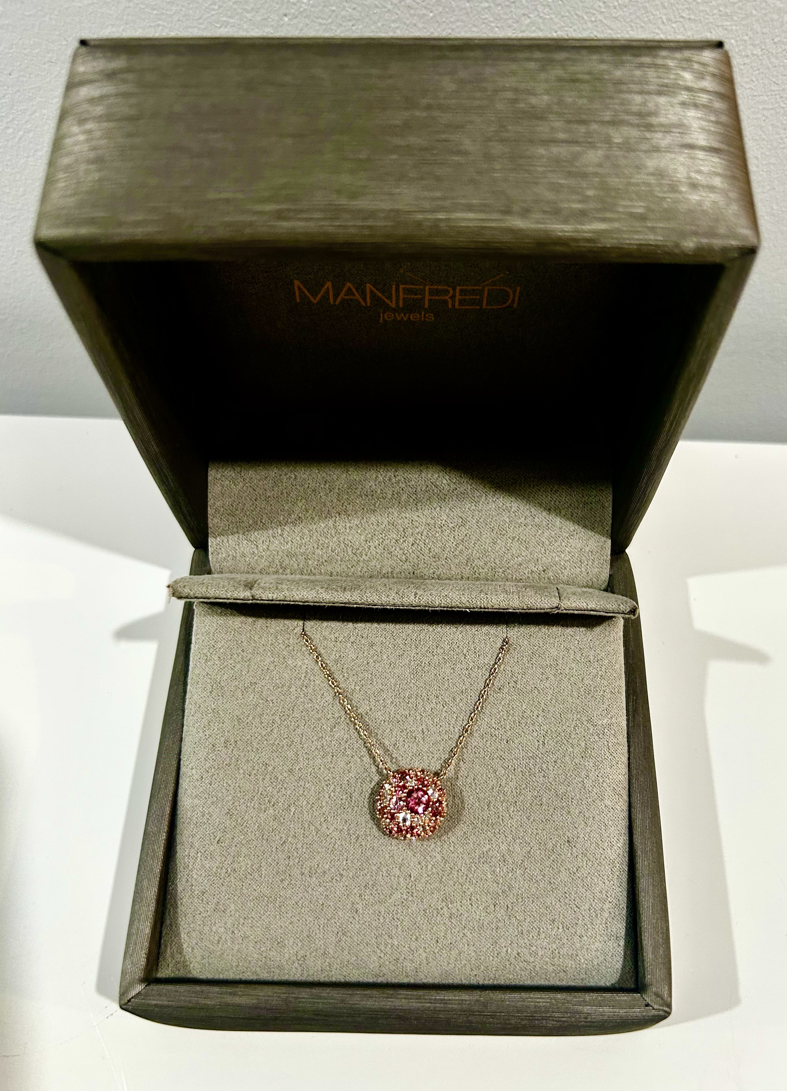 LIVE: 18K Rose Gold & Tourmaline Necklace by Manfredi Jewelers - New ...